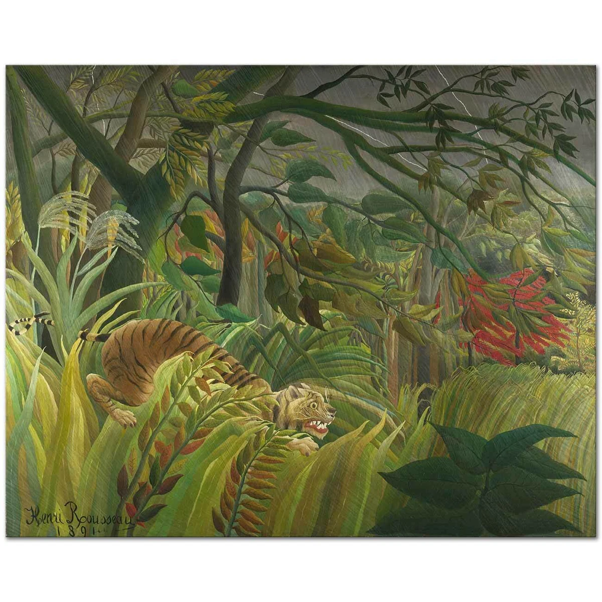 Henri Rousseau Tiger In A Tropical Storm