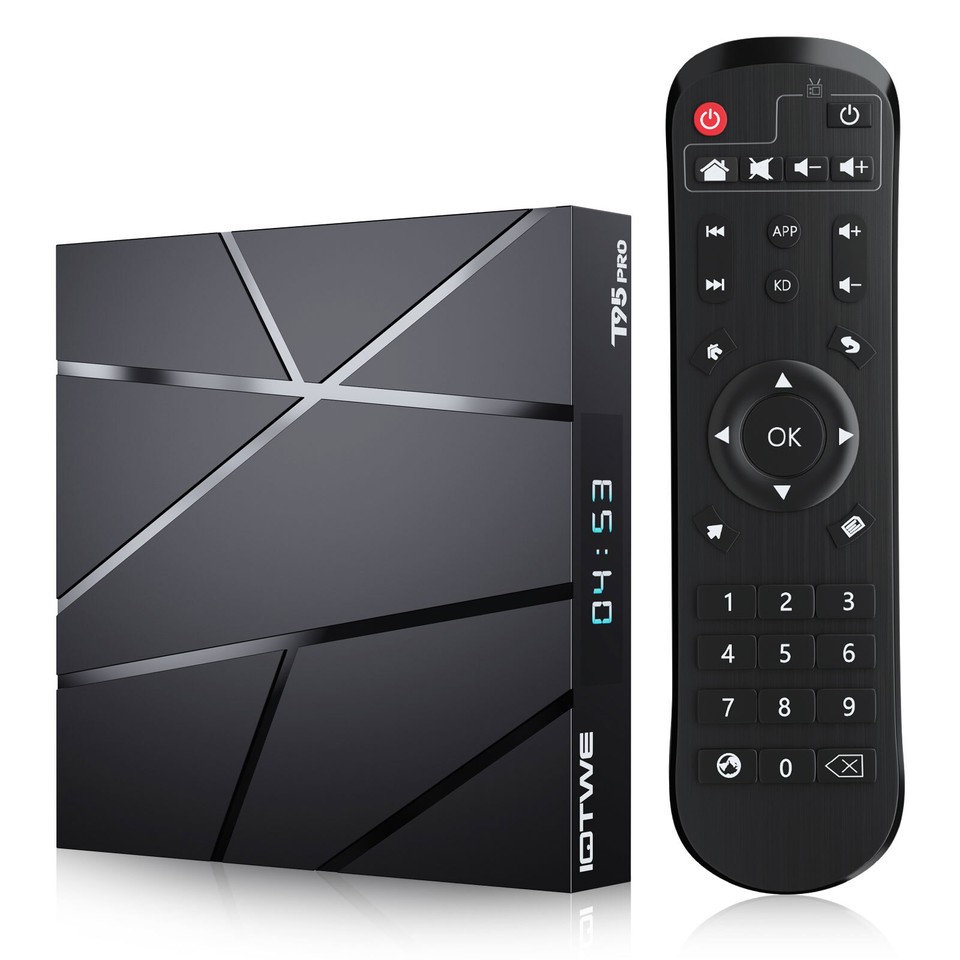 Android 13.0 Smart TV Box 5G WIFI6 8K HD Quad Core Media Stream Player ...