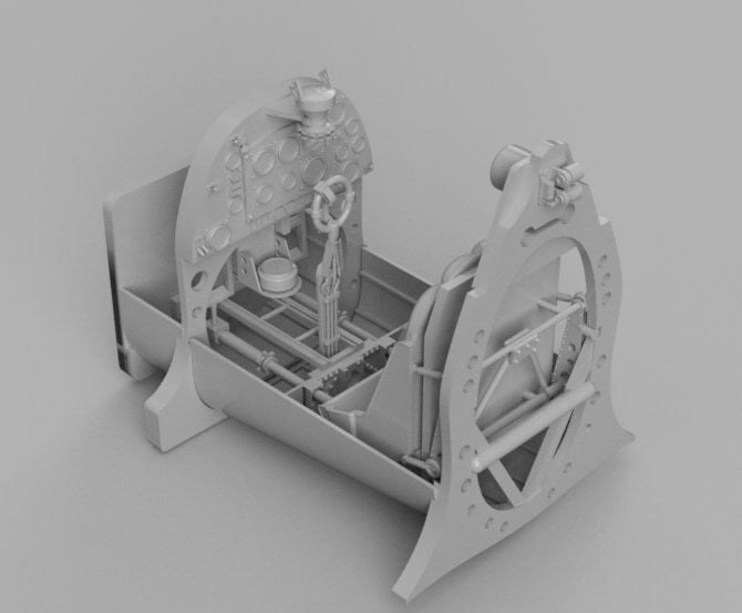1/24 Spitfire Mk.I Early Cockpit (No Seat Armour Plate) for Airfix(1970 ...