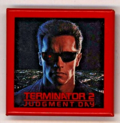 1991 Terminator 2 Film 2 1/8" Pinback Button | eBay