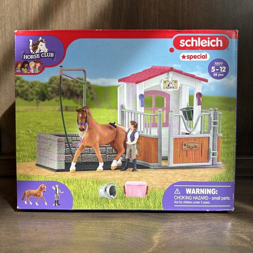 Schleich Horse Club Wash Station & Stall 72177 | eBay