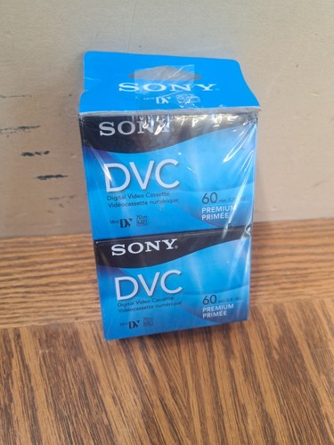 Sony DVC Digital Video Cassette Tape Mini DV 60 Minutes DVM60PRR Pack ...