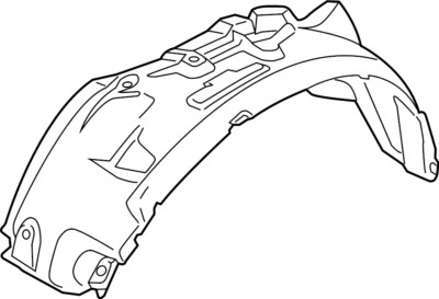 NEW OEM FORD PART HC3Z16054B FENDER LINER / FENDER APRON SHIELD | eBay