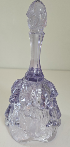 Fenton Glass Temple Bell Lily of the Valley Lavender Lilac With Paper ...