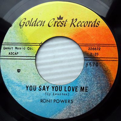 RONI POWERS Any Friend Of Henry's / You Say You Love Me 45 R&B Teen ...