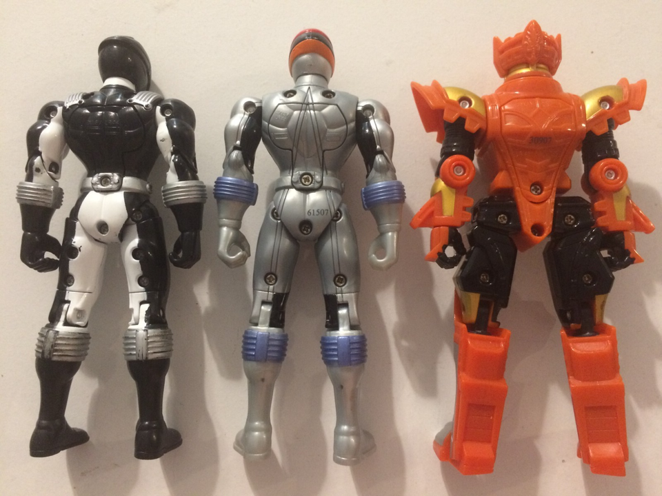 Power Rangers Operation Overdrive Black & Mercury Ranger Sentinel ...