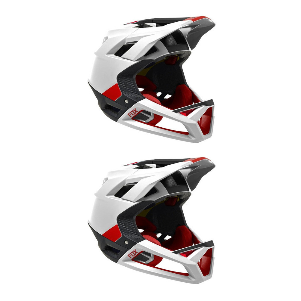 MTB Fullface Helm Fox Downhill PROFRAME Blocked Mountainbike DH Helmet ...
