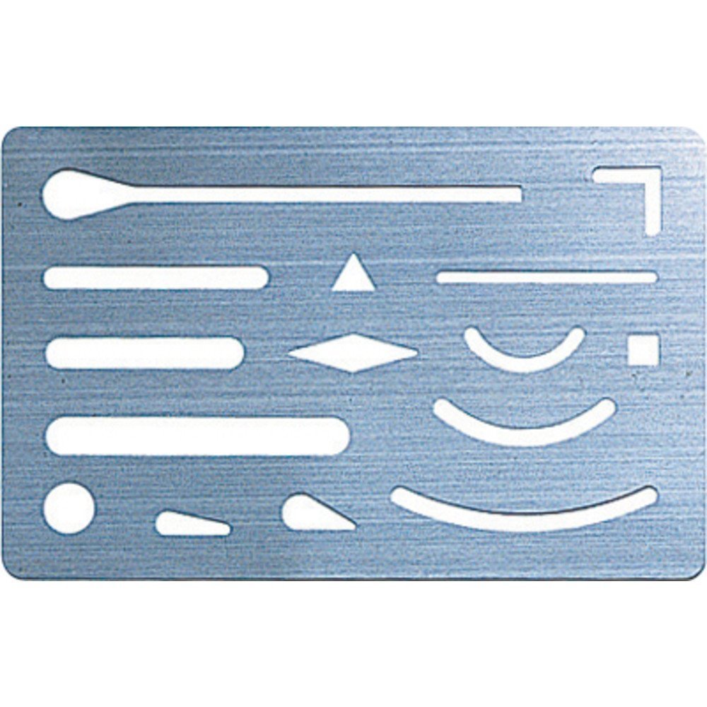 SHINWA Erasing Shield Eraser Shield Drawing Drafting Tool Letter Craft ...
