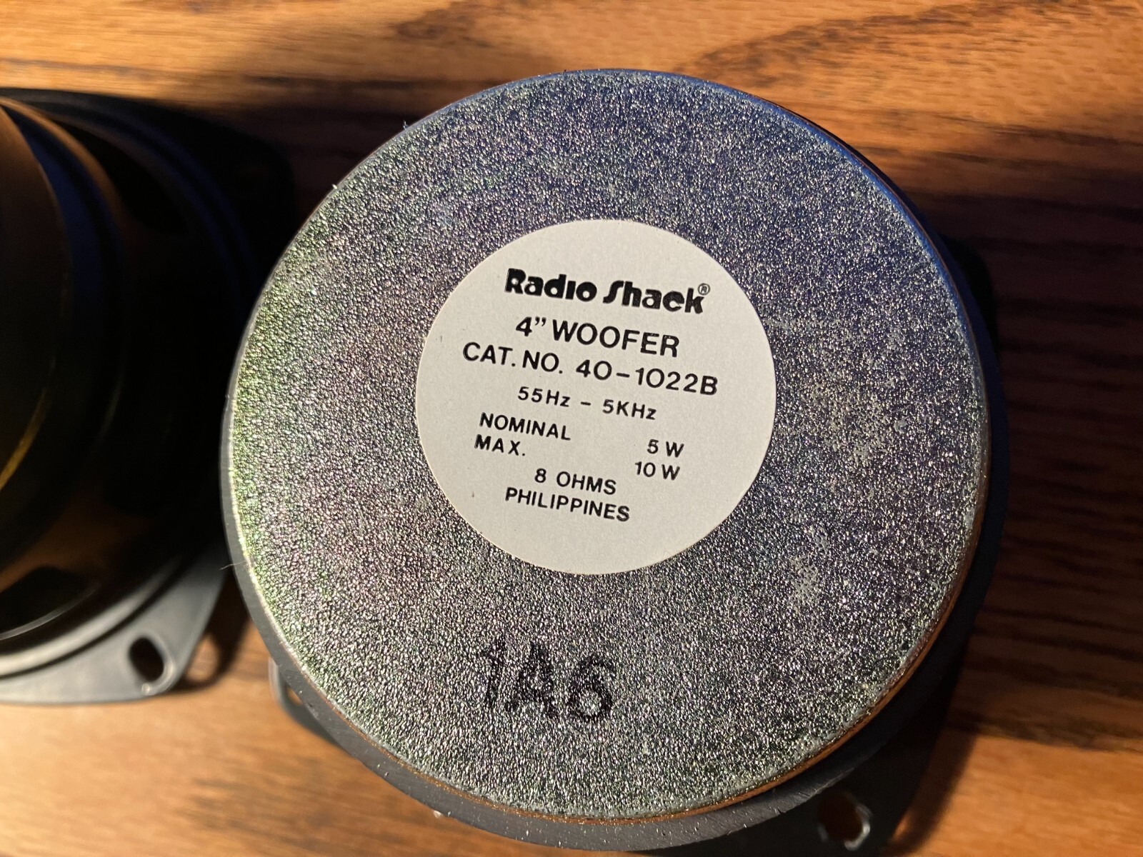 Radio Shack 4" woofer Pair 40-1022B Perfect Pair | eBay