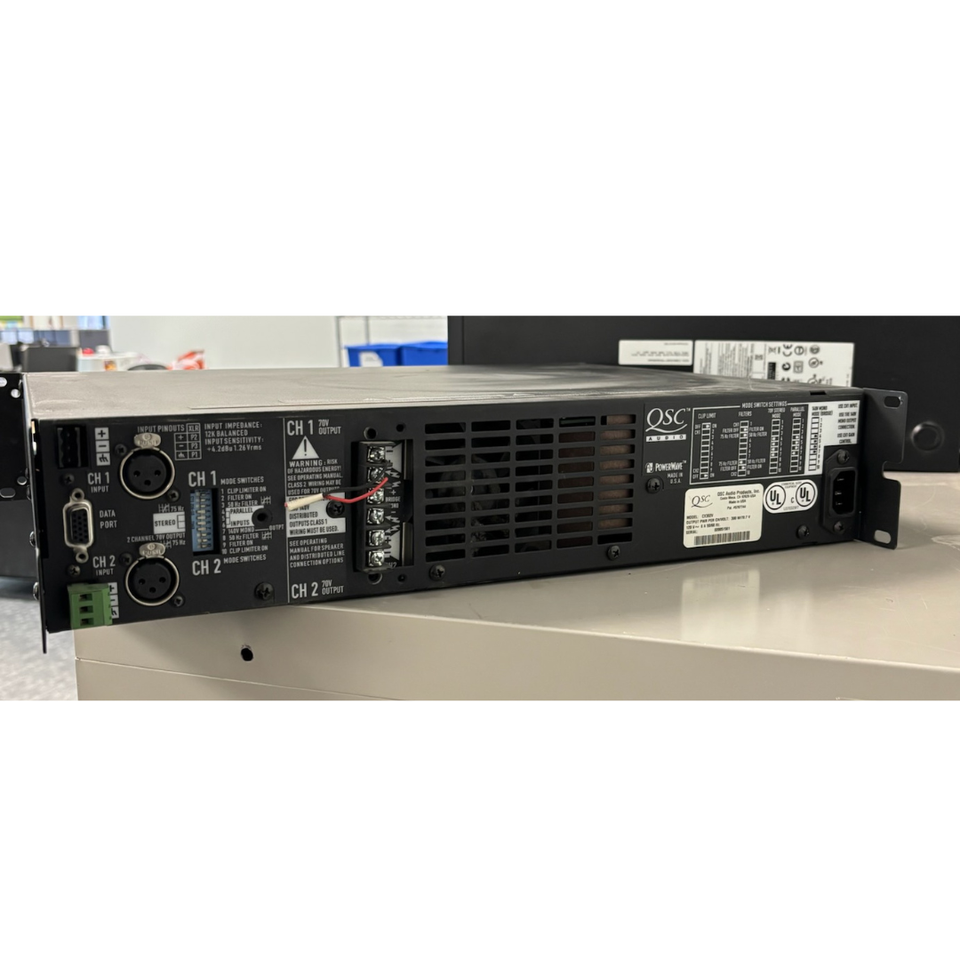 QSC CX302V 2 Channel 70V Power Amplifier | eBay