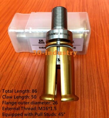 BT40-45 45° External Thread Pull Claw BT40 Spindle 4-petal Claw | eBay