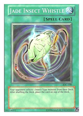 A431 YUGIOH SPELL CARD JADE INSECT WHISTLE IOC-100 | eBay
