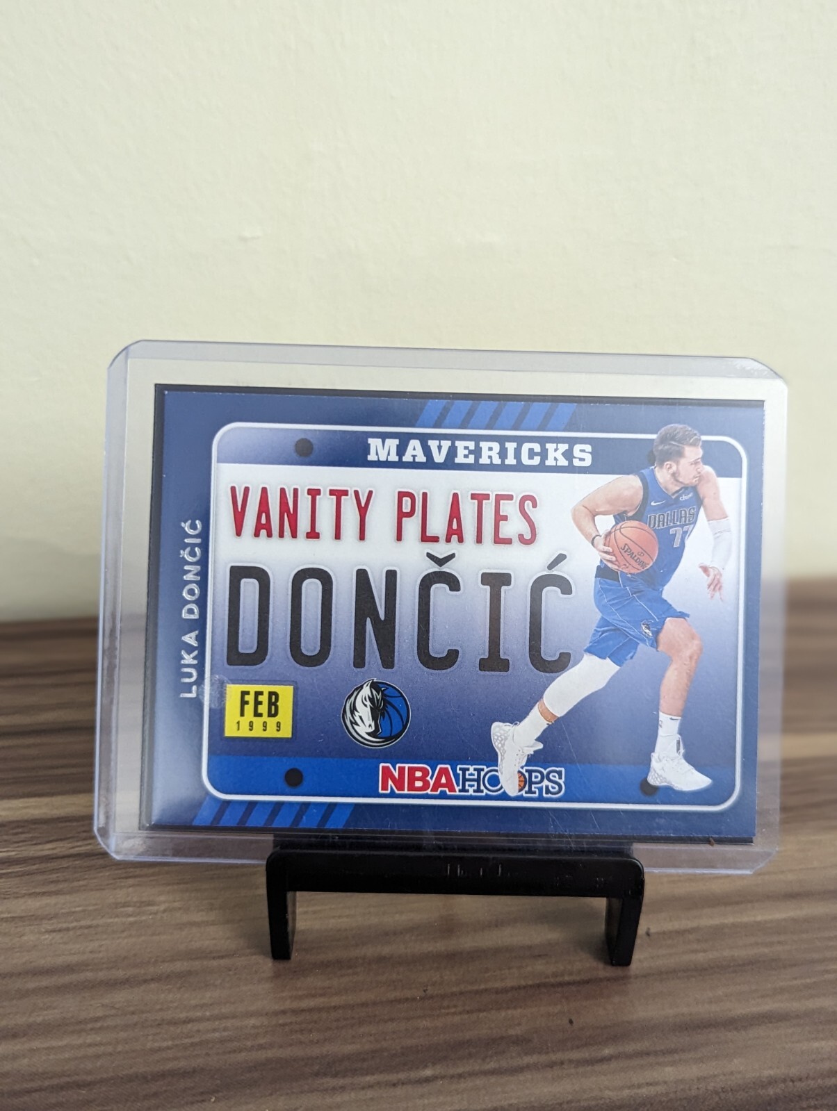 Luka Doncic Vanity Plates Insert 2020-21 NBA Hoops Dallas Mavericks | eBay