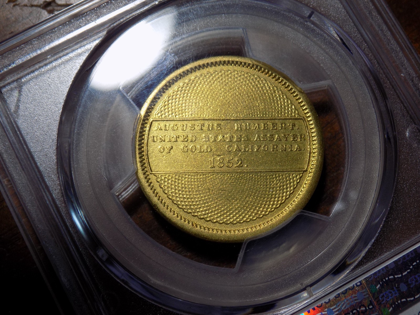 1852 Gold $10 Augustus Humbert, US Assayer of Gold California - PCGS XF ...