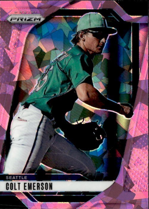 2025 Panini Prizm - Colt Emerson, Colt Emerson #23 Pink Ice Prizm (RC ...