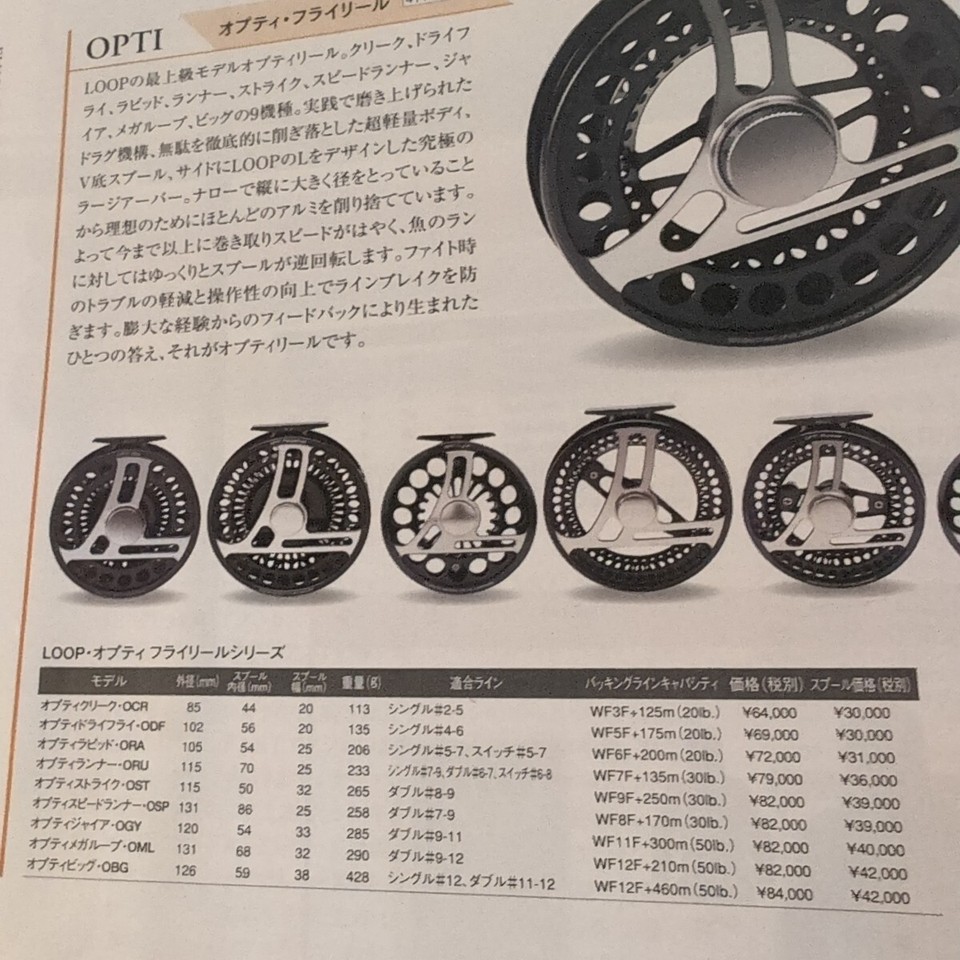 LOOP Opti Creek OCR Fly Reel Right Hand 2-5wt Large Arbor Smooth Drag ...