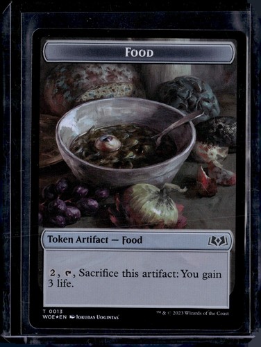Food / Mouse Foil Token WOE MTG Magic The Gathering | eBay