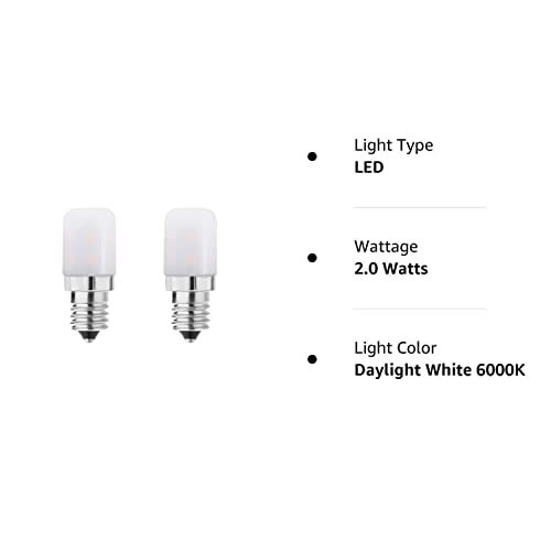 E12 Dryer LED Light Bulb for Dryer Drum and Specific 120V S6 Water ...