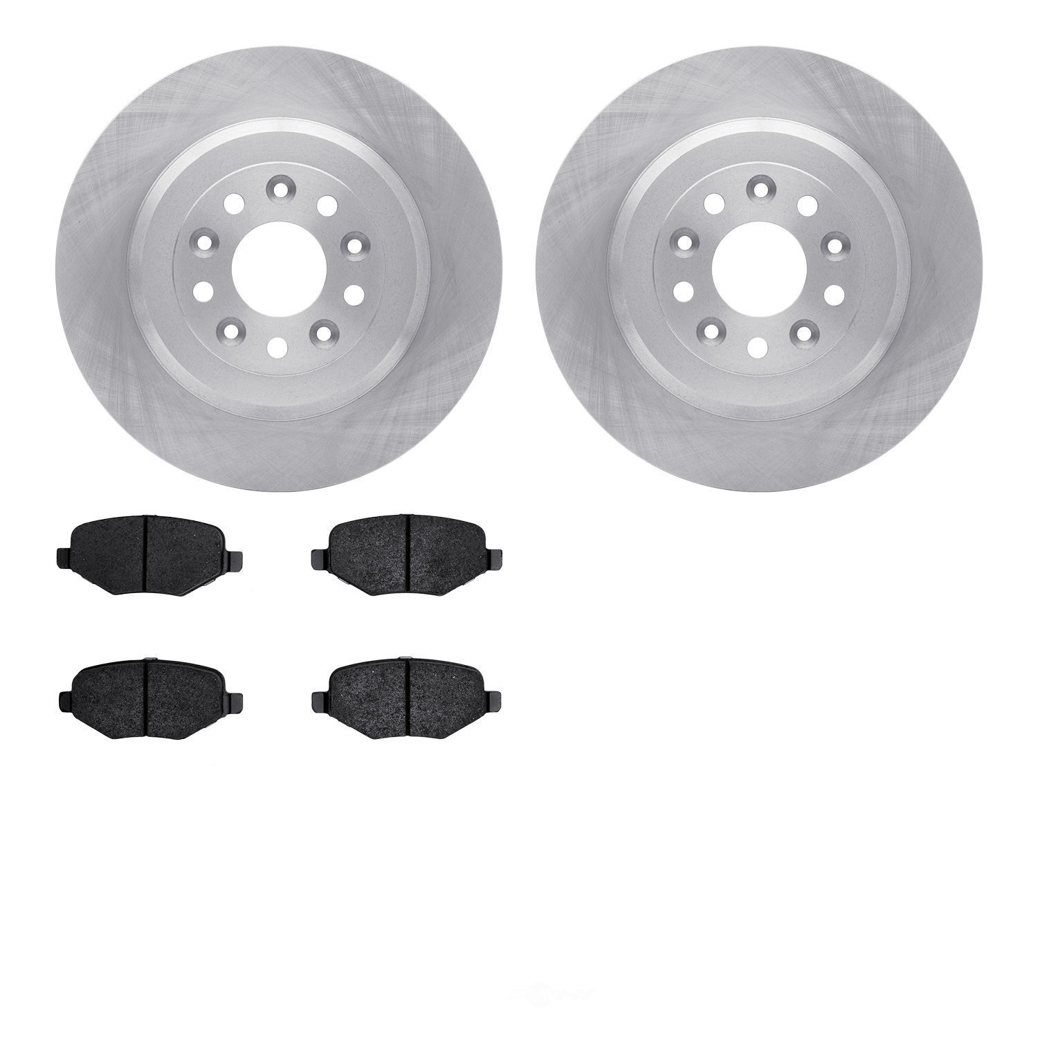 Disc Brake Pad and Rotor Kit fits 2009-2015 Lincoln MKX MKS MKS,MKT DFC ...