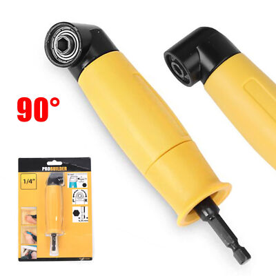 90 Degree Right Angle Extension Screwdriver Socket Adapter Drill ...