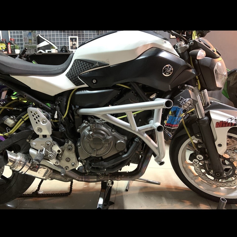 Yamaha MT07 / FZ07 Stunt Crash Cage Motorcycle Motors Subcage Part ...