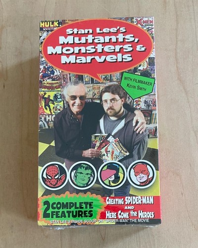 MUTANTS MONSTERS & MARVELS (2002) Sealed VHS Stan Lee Kevin Smith X-Men ...