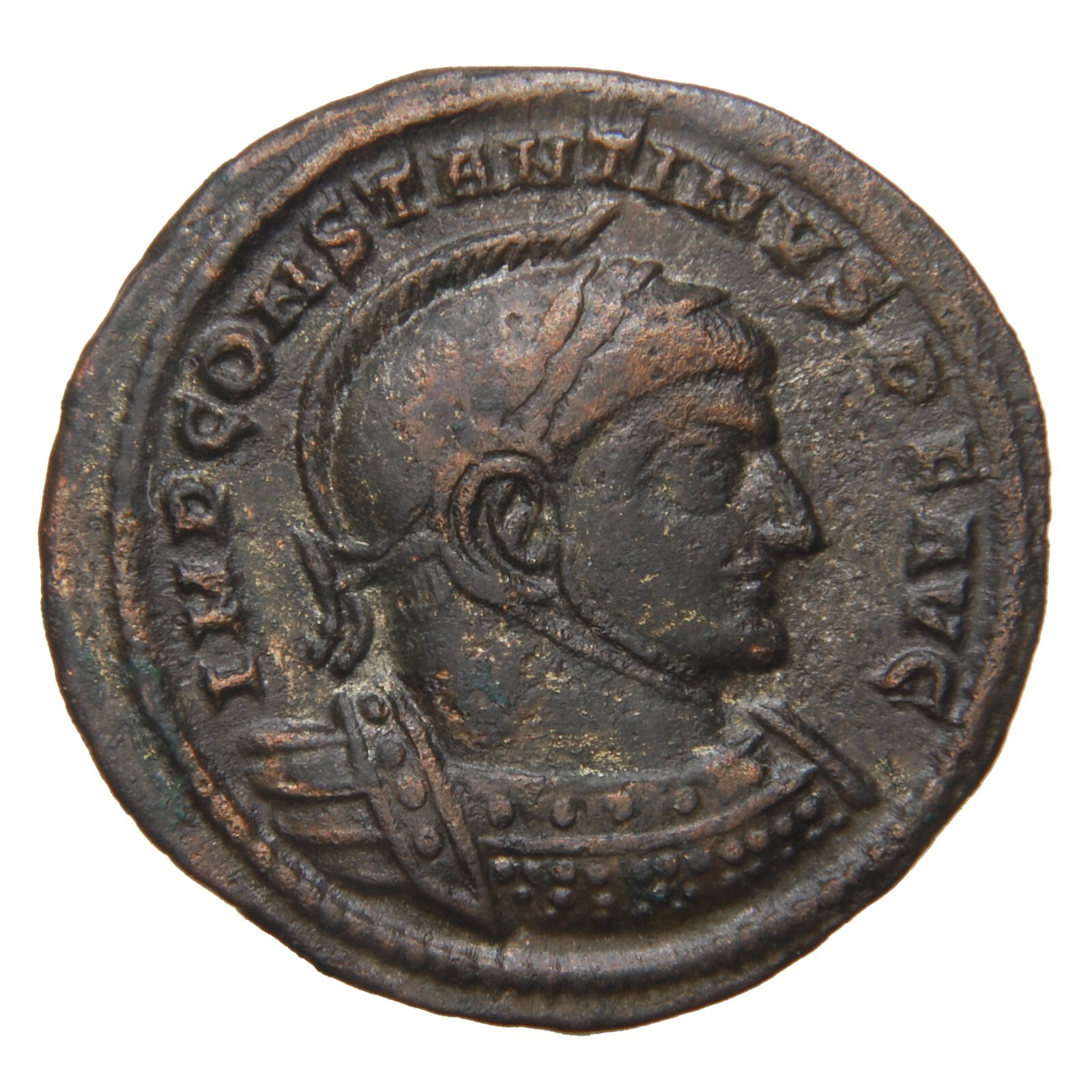 ROMAN EMPIRE - 318 AE3 - Constantine I - Two Victories Holding VOT PR ...