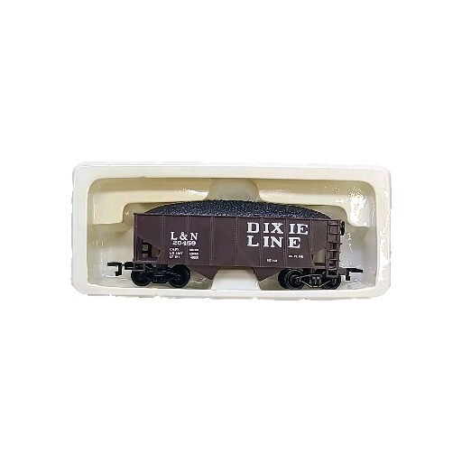 Industrial Rail Dixie Line Hopper Car Coal Load HO Scale Model Railroad ...