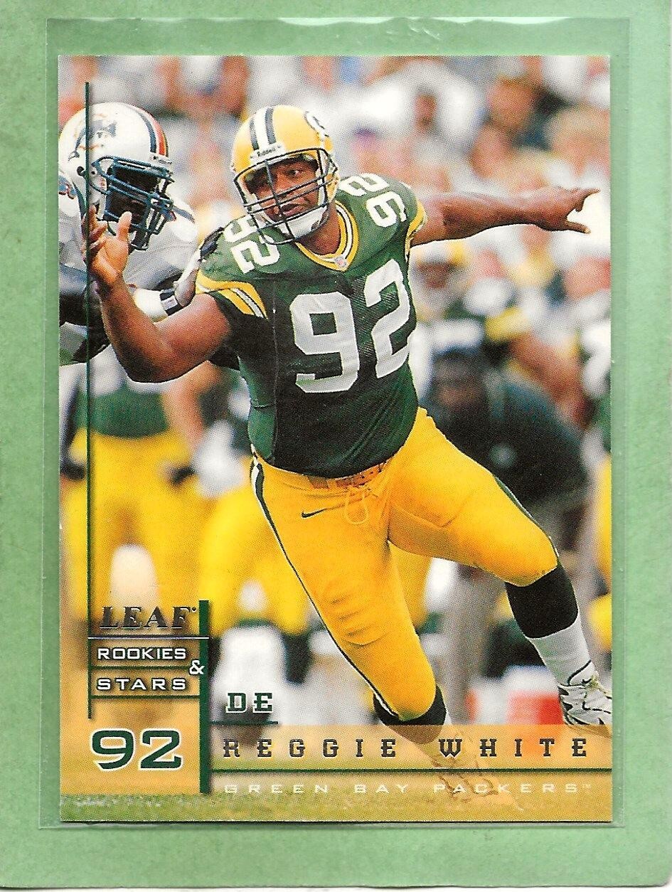 REGGIE WHITE - 1998 Leaf Rookies & Stars- #104 - Packers - Comb ...