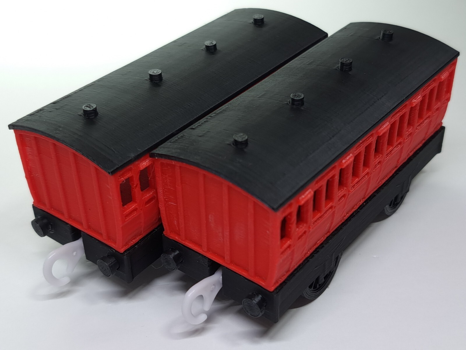 Thomas Trackmaster 3D Printed Red composite Coach set, coaches Custom lot