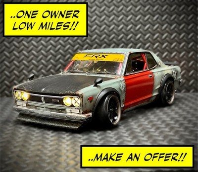 MST FRX RS Custom RC Drift Car SKYLINE Lights Backfire Steering Driver ...
