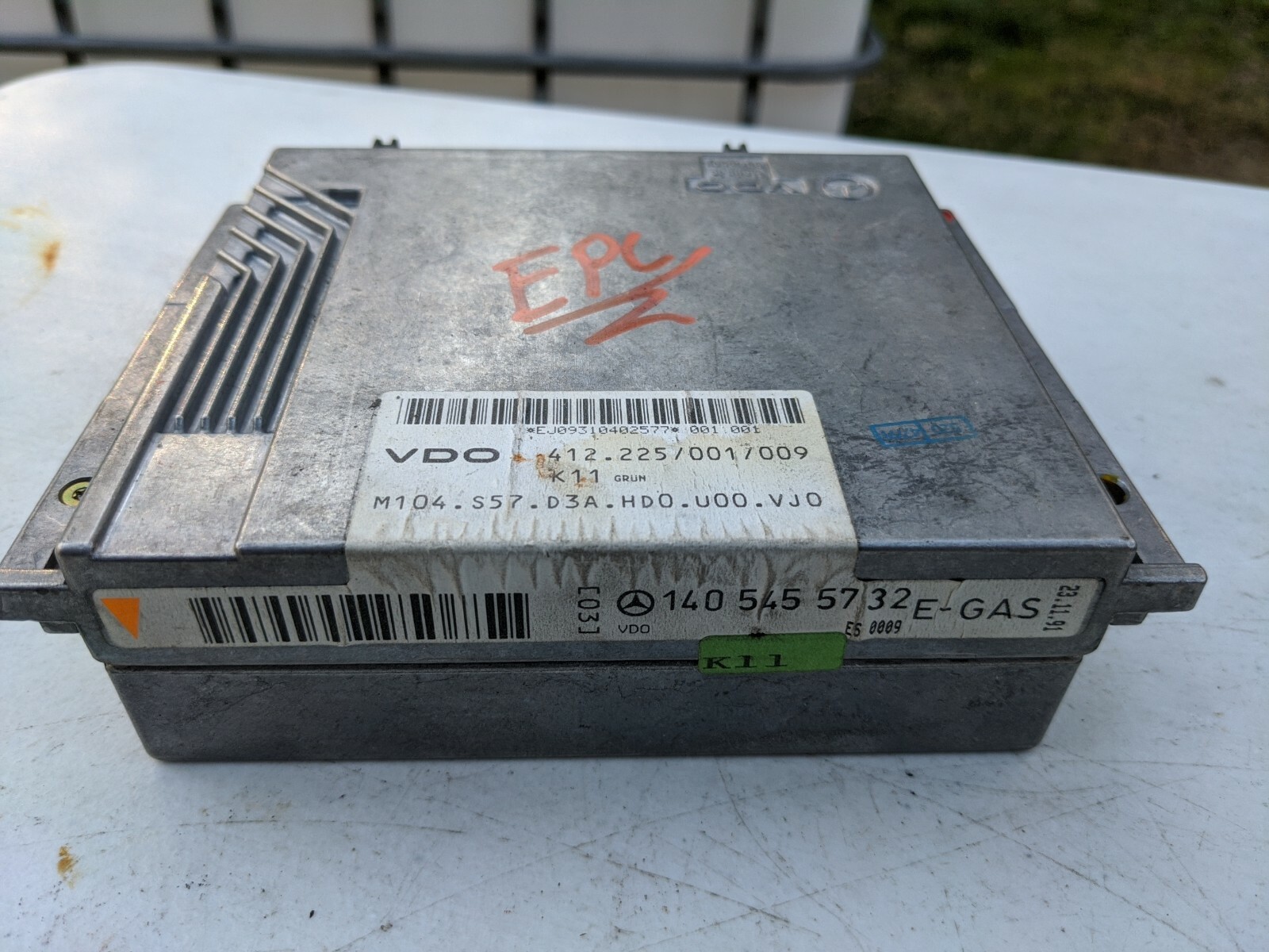W140 MERCEDES 300E 300SEL EGAS MODULE COMPUTER M104 Control unit ASR ...