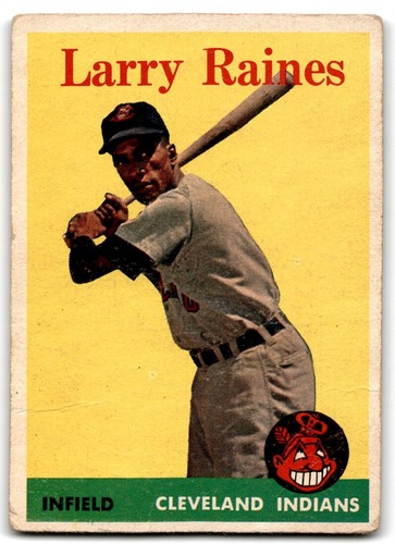 1958 Topps Larry Raines RC Cleveland Indians #243 | eBay