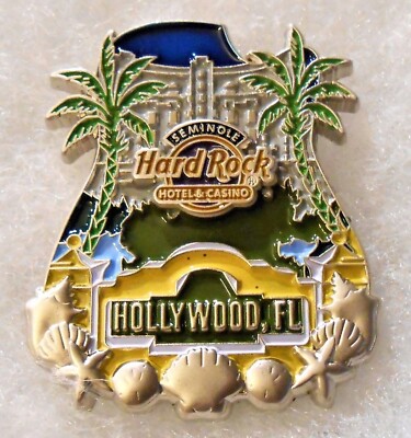 HARD ROCK HOTEL HOLLYWOOD FL 3D CORE ICON SERIES PIN # 96783 | eBay