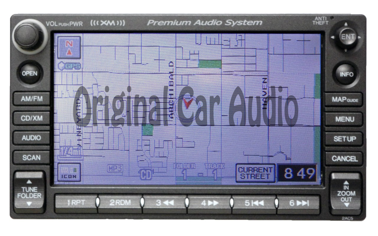 06 07 08 Honda CIVIC XM Radio NAVIGATION Touch Screen CD Player 2AC5 ...