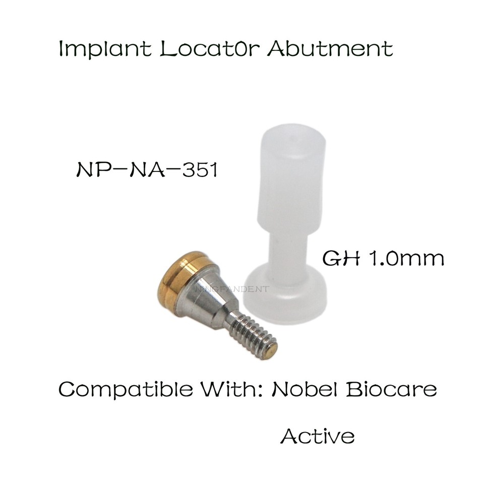 Dental Locator Overdenture Abutment Retention Caps For Nobel Biocare NP ...