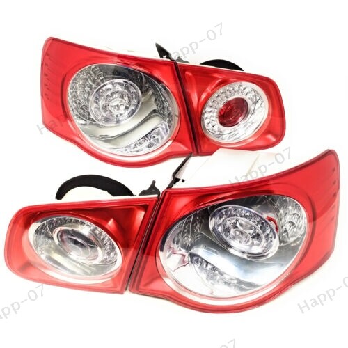 4Pcs LED Rear Tail Light Lamp Fit For VW Jetta Sedan 5 MK5 Ⅴ 2005 ...