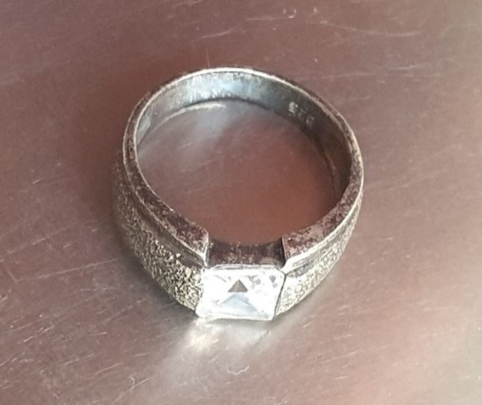 Vintage men's ring sterling silver 925 Size 6.5 Weight 4.2 g. Ukrainian ...