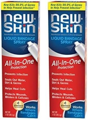 Liquid Bandage Spray for Cuts and Minor Scrapes, 1 Ounce Pack of 2 | eBay