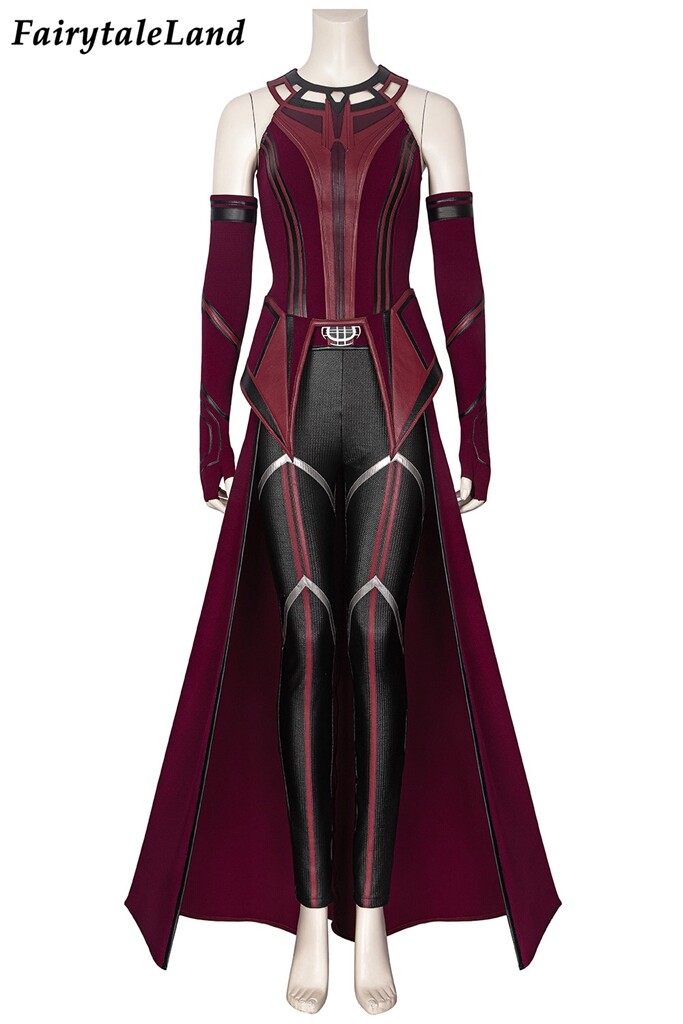 1 Pair Wanda Vision Scarlet Witch Wanda Cosplay Gloves Superheroine ...