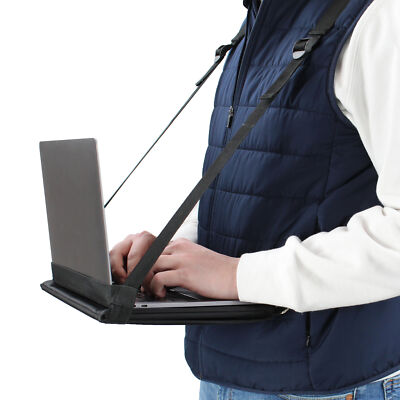 BISupply Wearable Laptop Strap Harness - Adjustable Standing Laptop ...