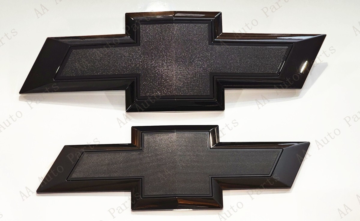 Silverado Custom Black Badges