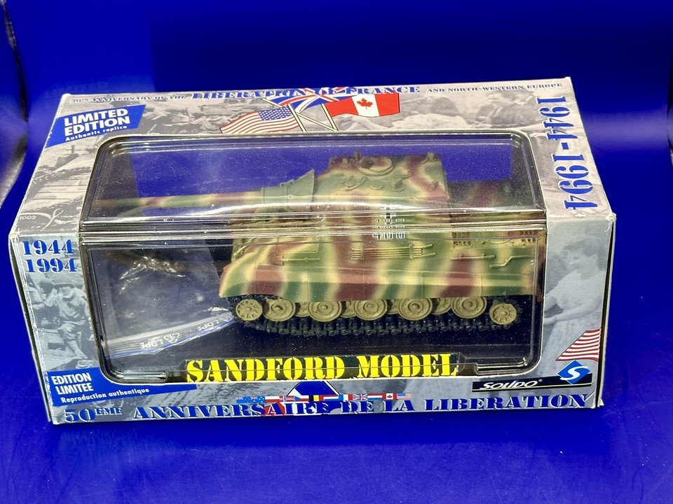 Solido Tank Museum Verem WWII German Built Jagdtiger Tiger Panzer Char ...