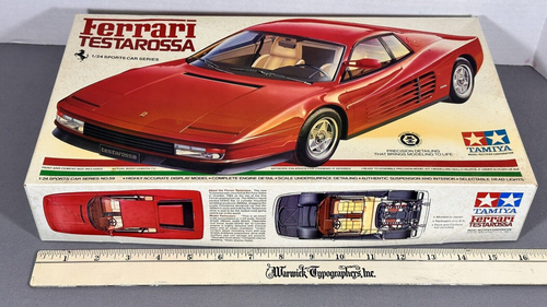 TAMIYA Ferrari Testarossa *BOX ONLY!* for model car kit 1:24 Scale | eBay