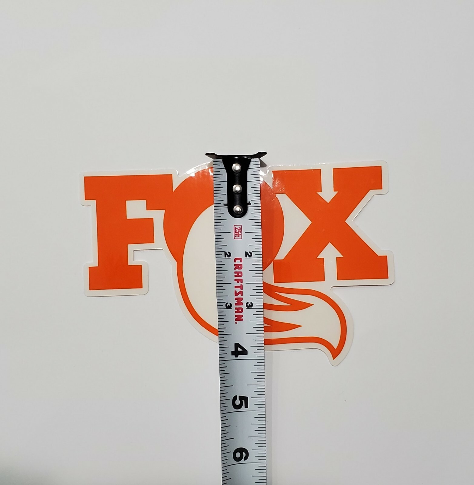 Fox Shocks Sticker Decal 6"x3" - ORANGE (4-PACK) | eBay