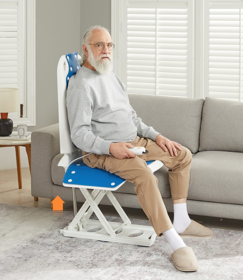 Electric Chair Lift with 2 Types Suction Cups, Fall Assist Devices Lift ...