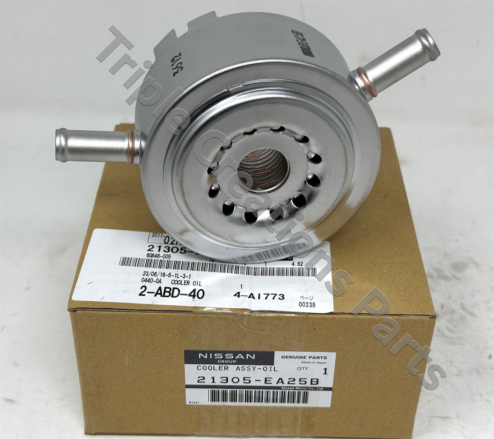 21305-EA25B Genuine Nissan ENGINE OIL COOLER ASSY 21305EA25B OEM US ...
