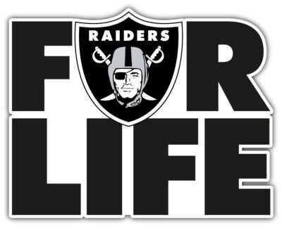 Oakland Raiders NFL Sport For Life Car Bumper Sticker Decal "SIZES'' | eBay