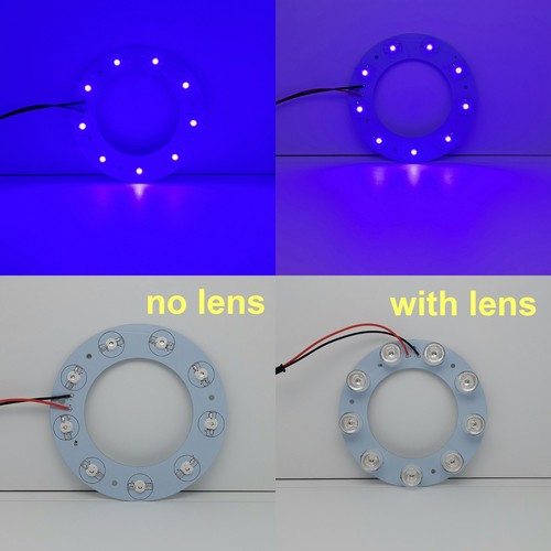 9W UV 365nm 395nm 420nm 440nm Purple LED +PCB 138mm for Lamp Light Bulb ...