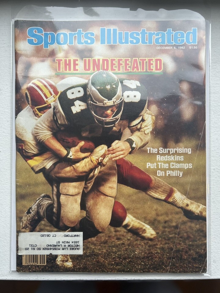 Sports Illustrated December 6 1982, Philadelphia Eagles vs Washington ...